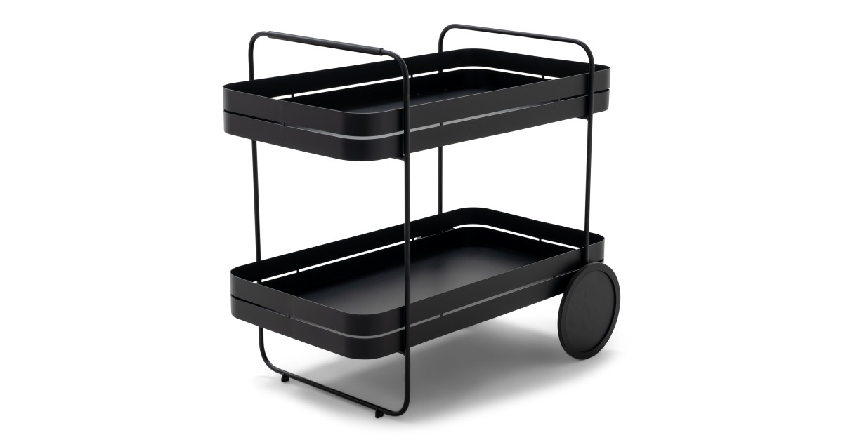 GIN & TROLLEY Serving trolley - Black